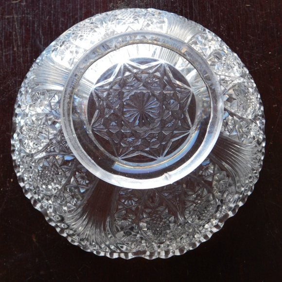 Unbranded | Dining | Vintage Cut Glass Serving Dish | Poshmark